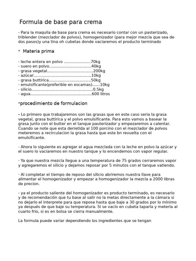 Formula de Base Nacional | PDF