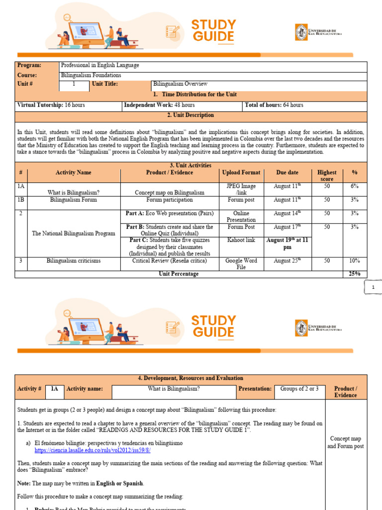 Unit 1 Study Guide 1 VF | PDF