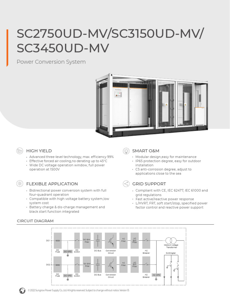 DS 20220223 SC2750 3150 3450UD-MV Datasheet V15 EN | PDF
