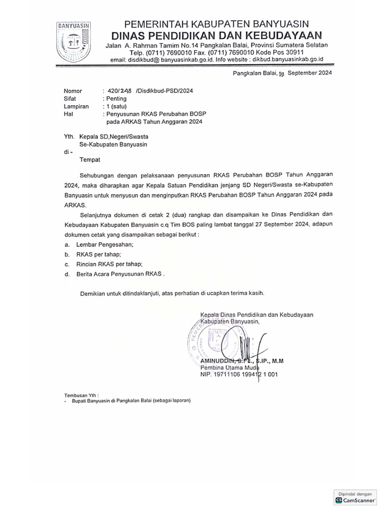 Rkas Perubahan 2024 | PDF