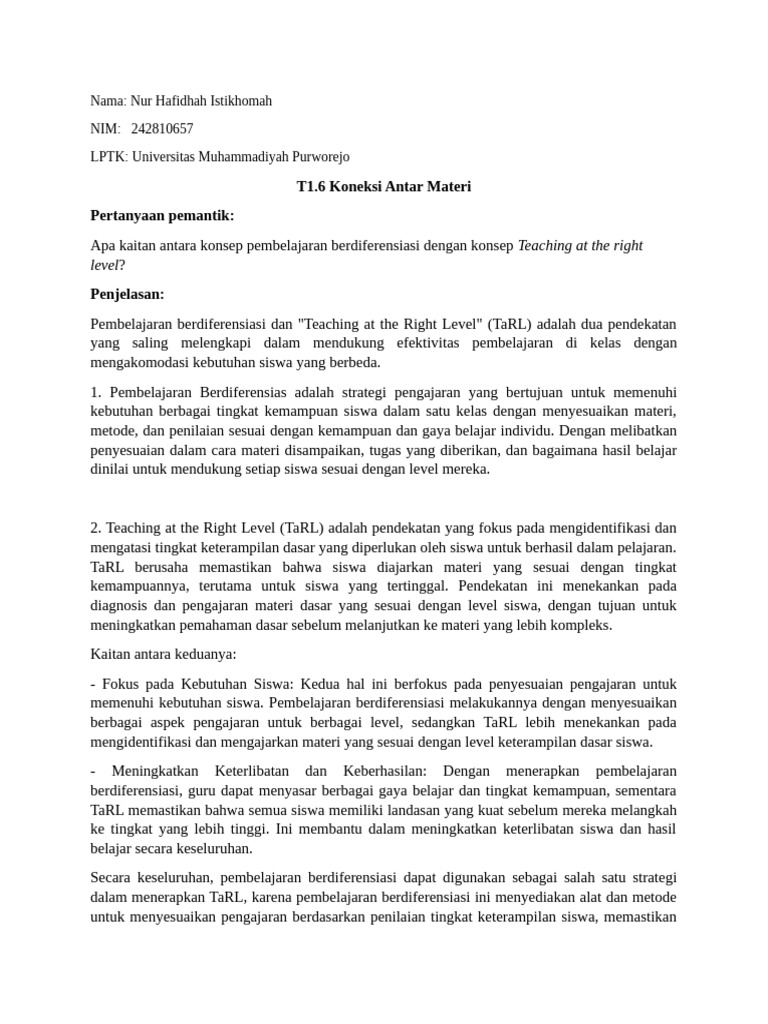 PND Diferensiasi 1.6 | PDF