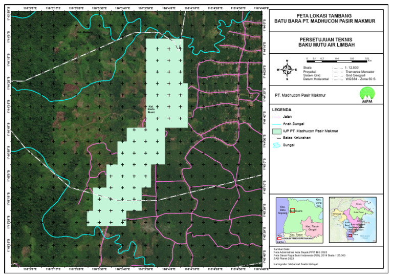 Peta Lokasi IUP Madhucon | PDF