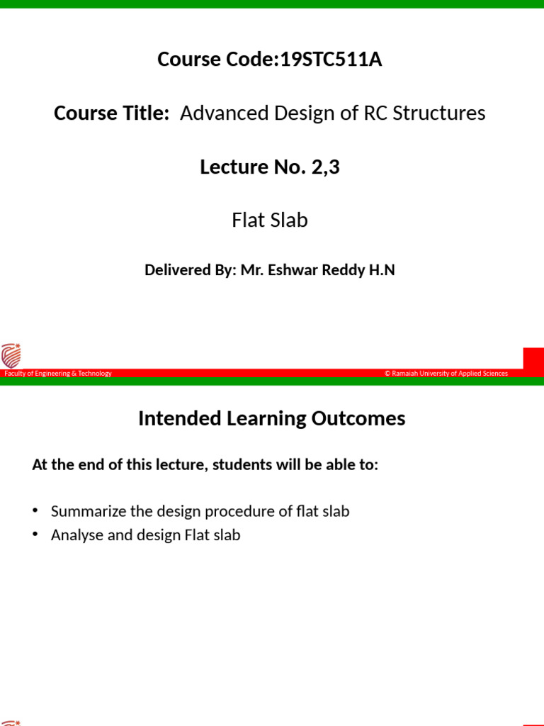 Lecture 3+4+5 Flat Slab | PDF Lecture 3+4+5 Flat Slab | PDF