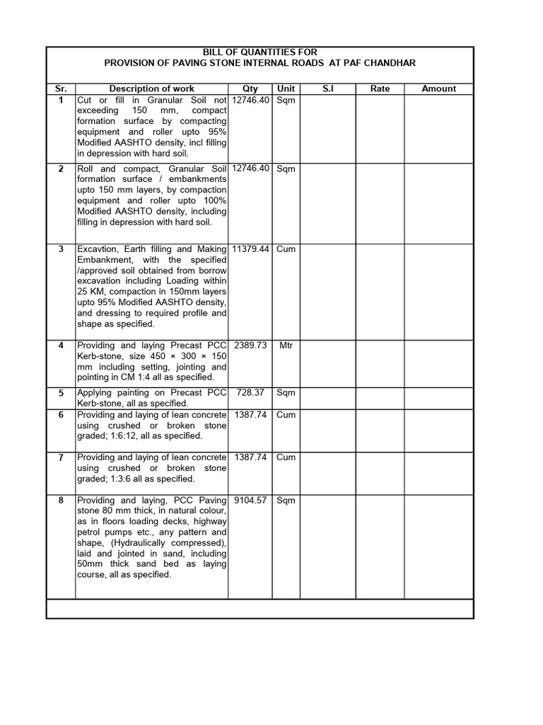 Prov of Tuff Paver | PDF