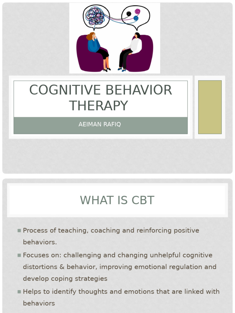 Cognitive Behavior Therapy | PDF