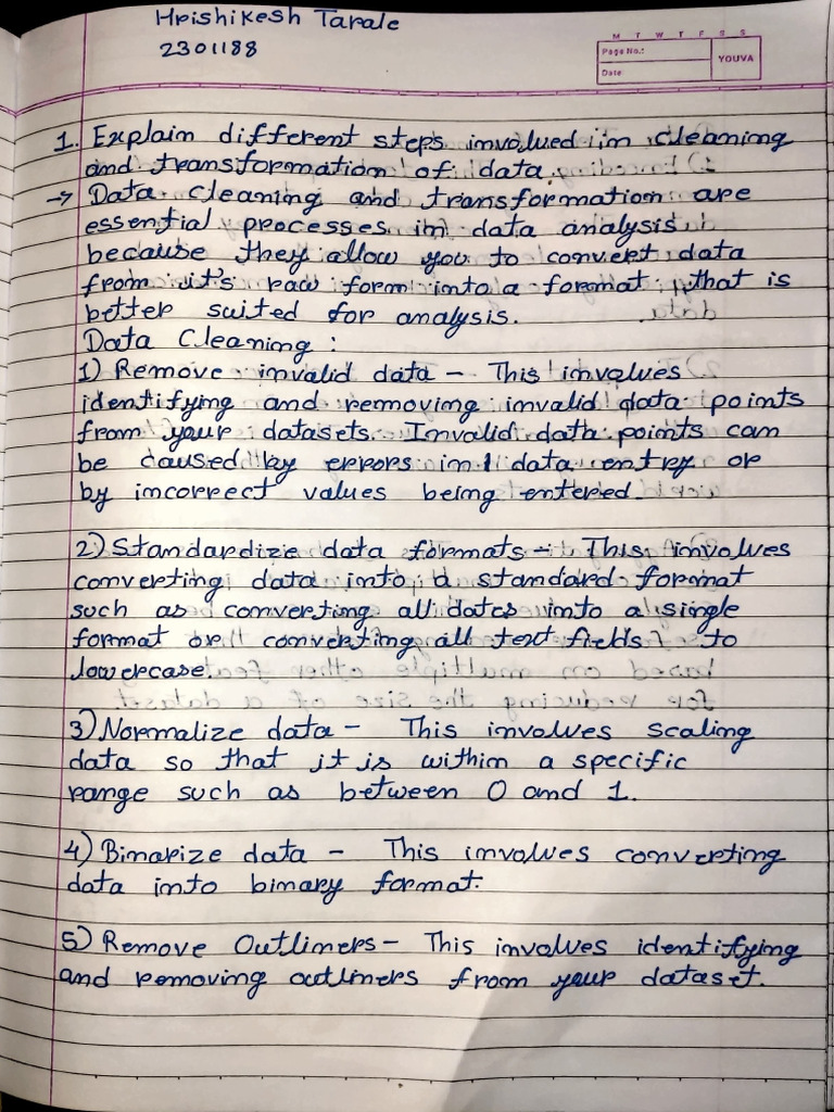 Tarale Writtenassignment | PDF