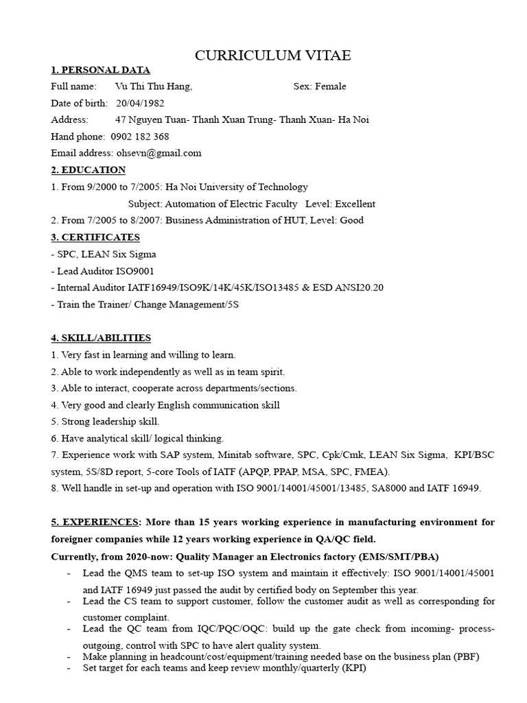 Vu Thi Thu Hang | PDF