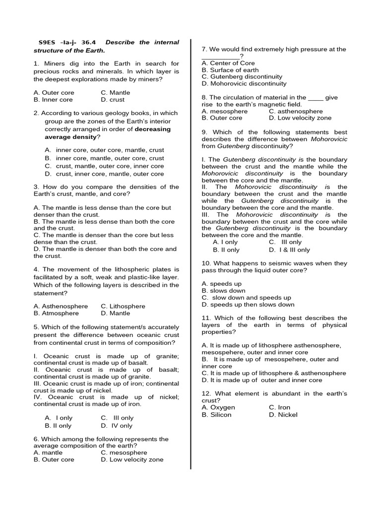 Learning Exemplar U1LC4 | PDF