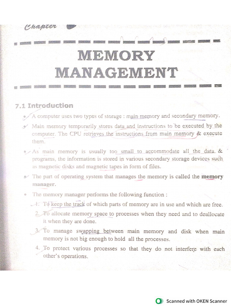 Memory Management | PDF
