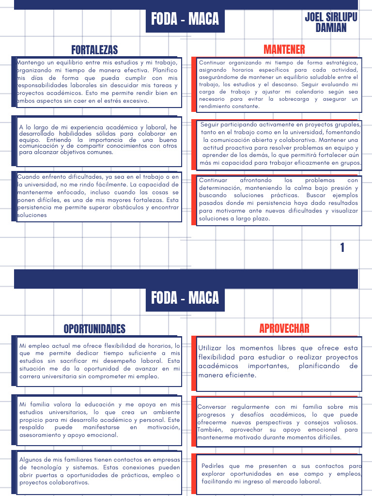 FODA - MACA | PDF