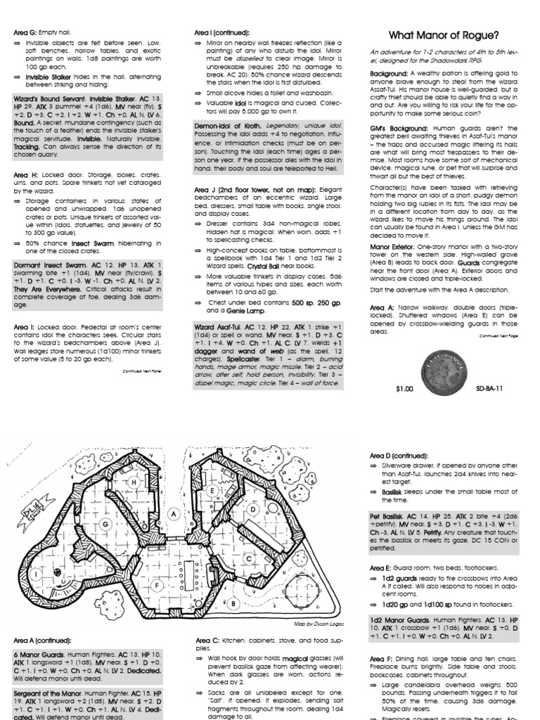 What Manor of Rogue | PDF