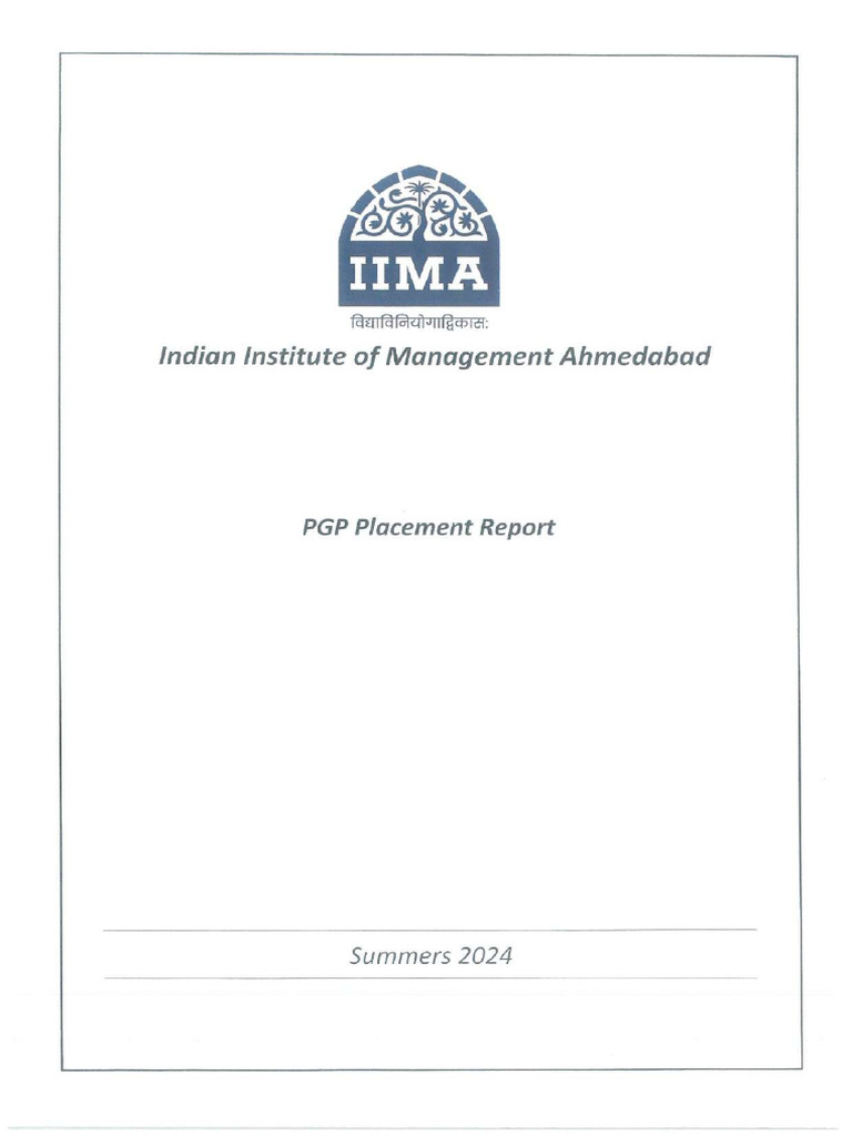 IIM A PGP_Summers_2023-24_Audit_Report | PDF