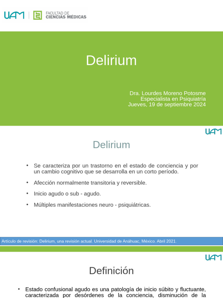 Delirium | PDF