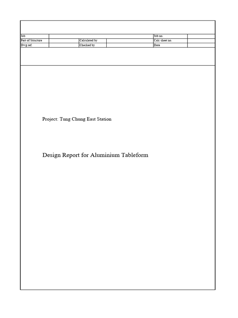 Table Formwork (Rev.2) | PDF