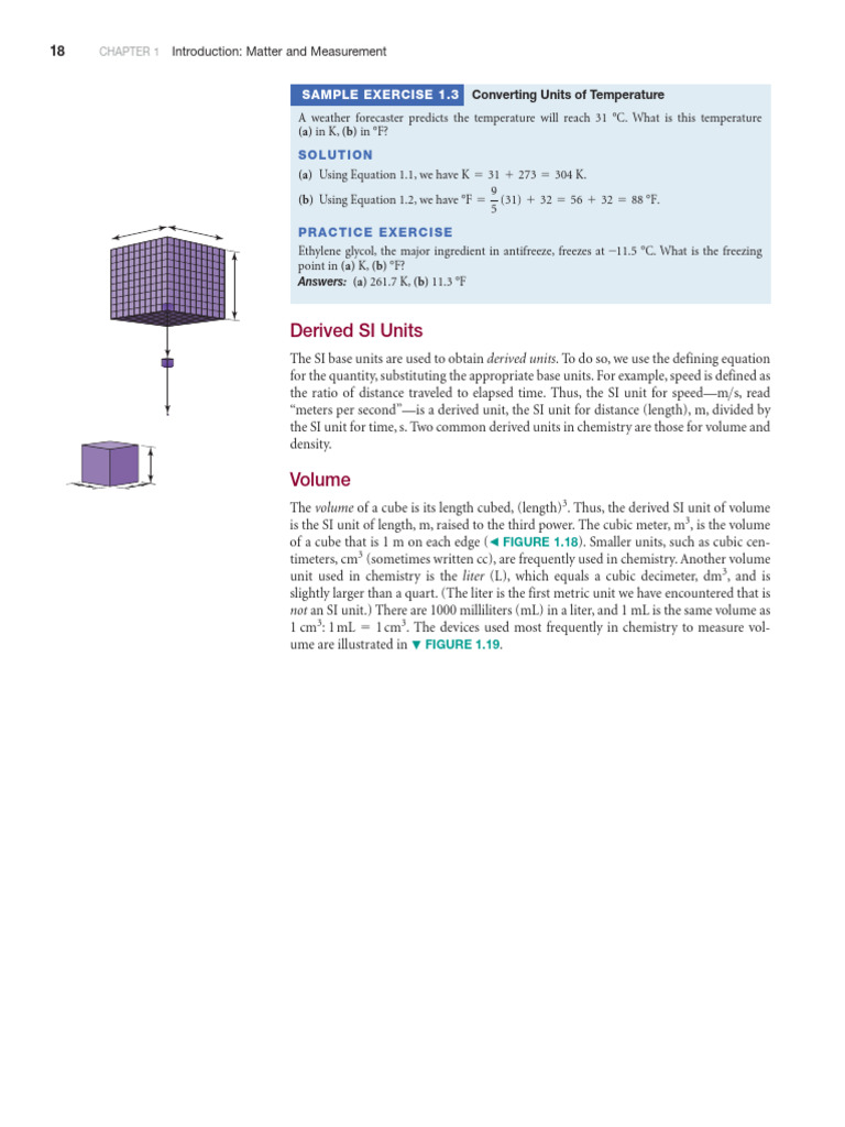 Converting units of Temperature | PDF