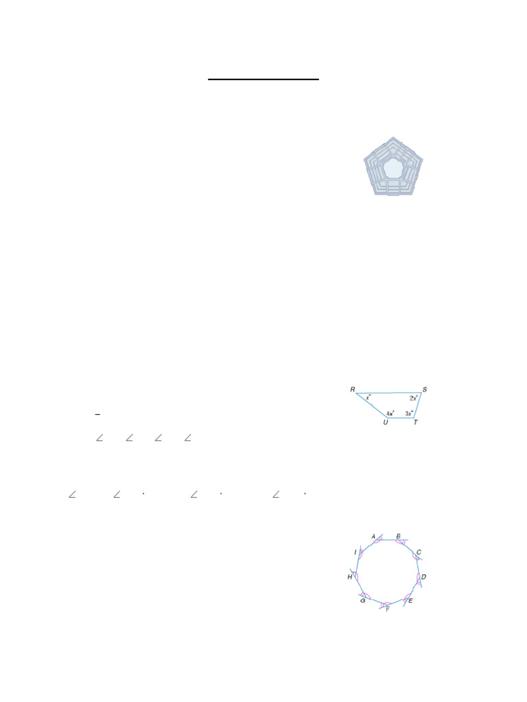 Angles of Polygons | PDF