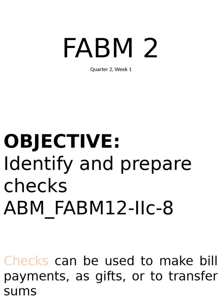 FABM-2-Q2-Week-1 | PDF