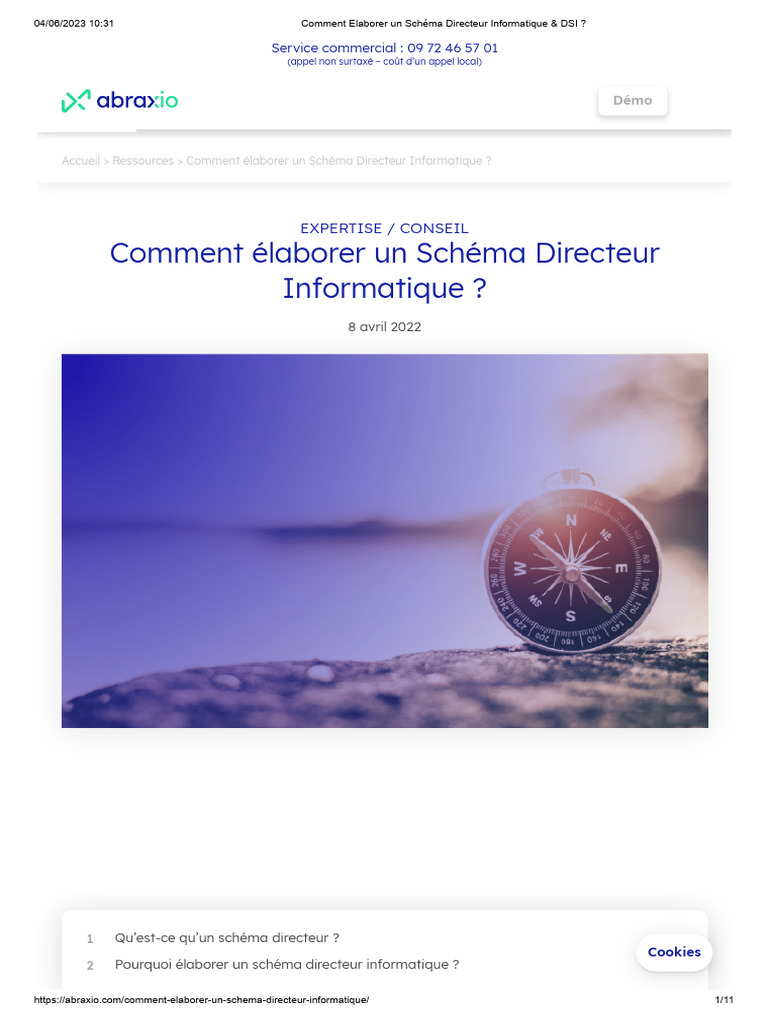 Comment Elaborer Un Schéma Directeur Informatique & DSI | PDF