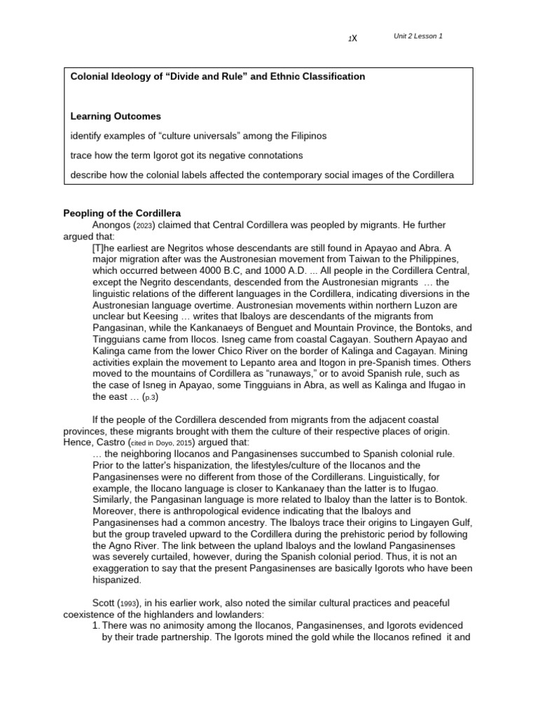 F Divide and Rule and Ethnic Classification 2 - 290410778 | PDF