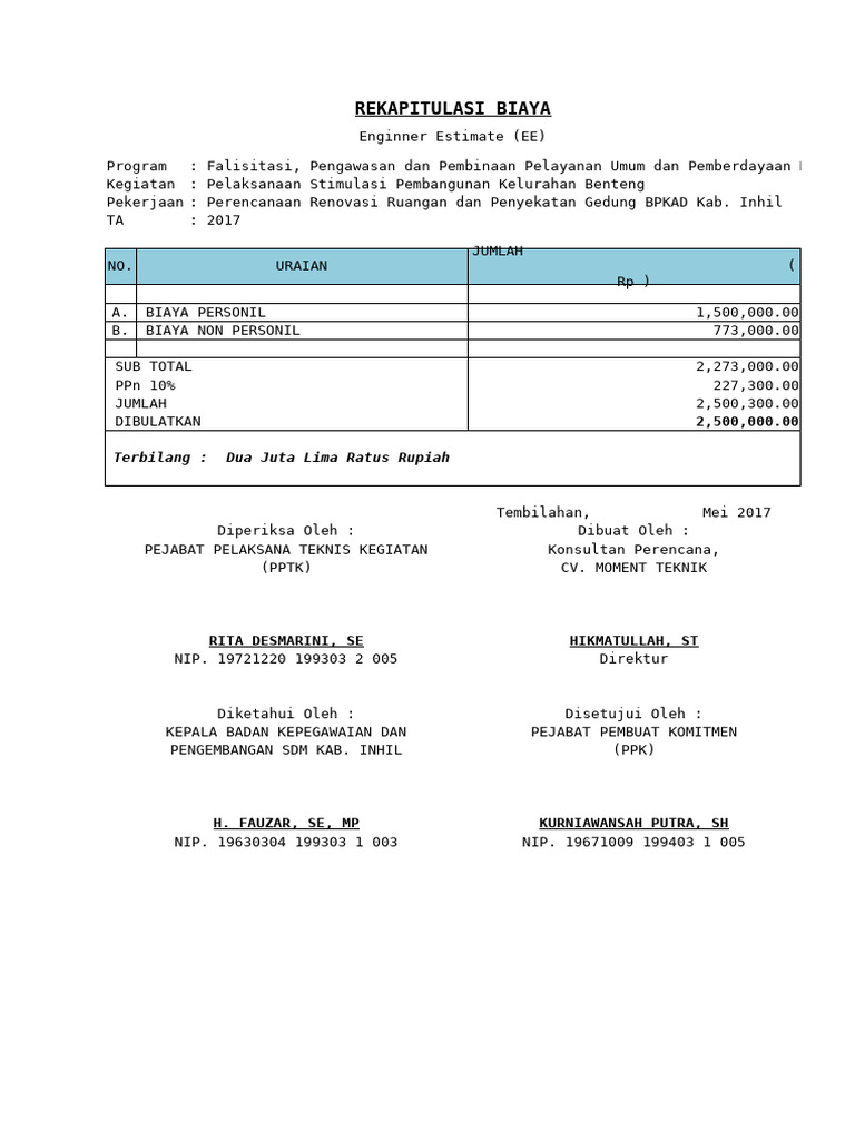 Rab Perencanaan Tepi Sungai Benteng | PDF