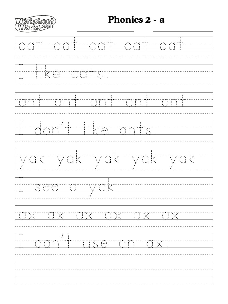 Phonics 2 A Ix | PDF