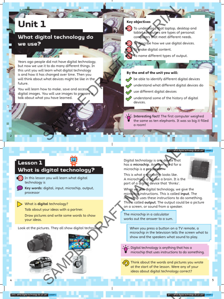 Inspire Computing Year1 Sample (1) | PDF