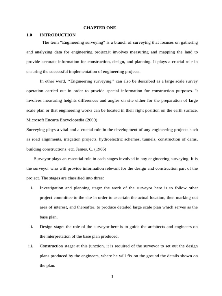 Route Survey Report | PDF