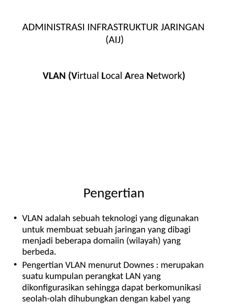 VLAN | PDF