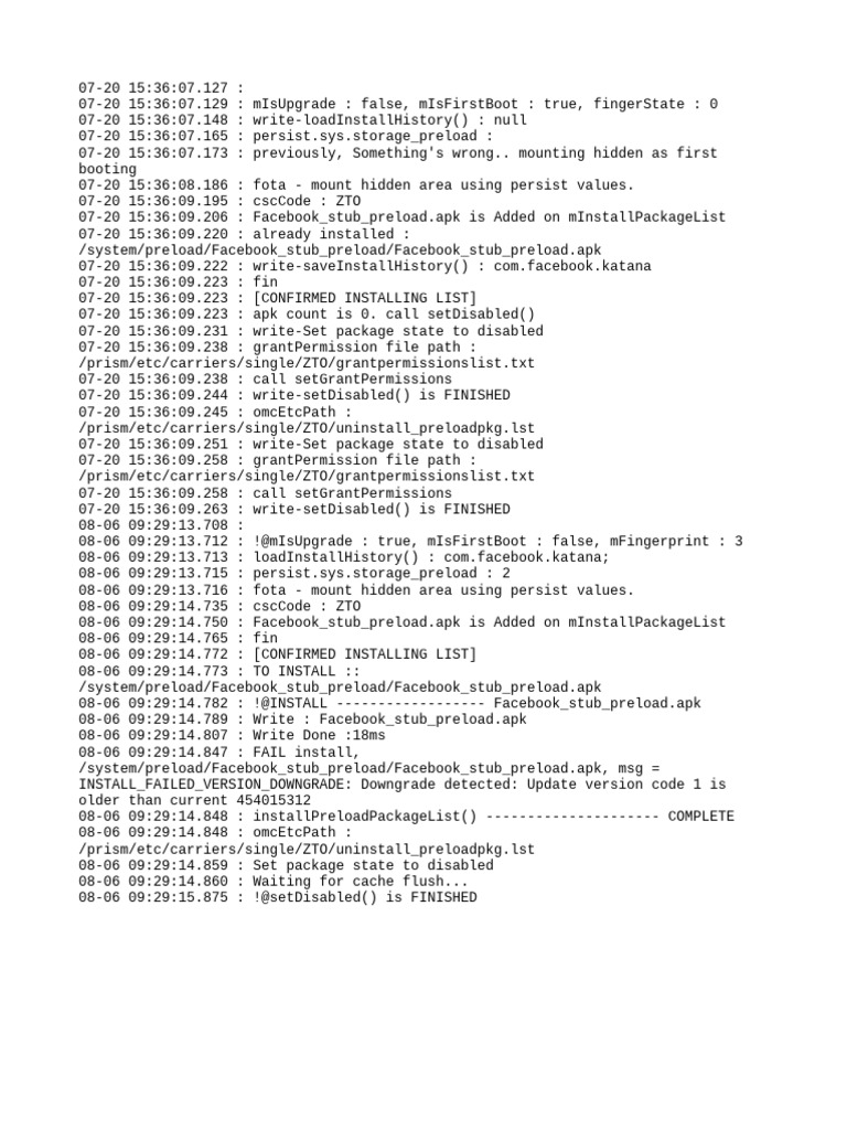Preload Installer | PDF