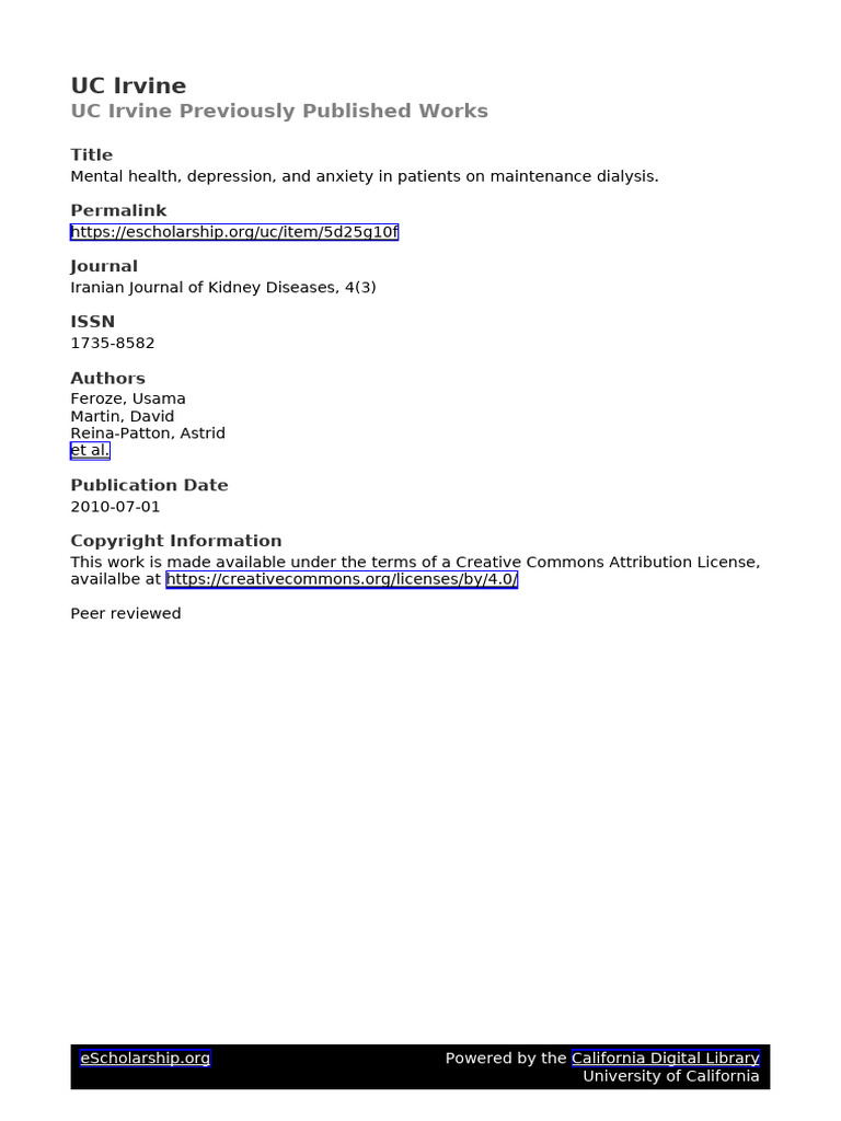 UC Irvine Previously Published Works | PDF