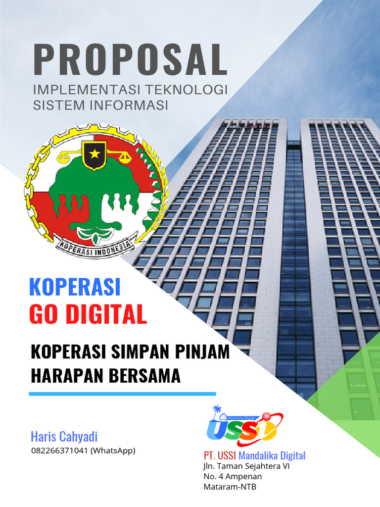 Proposal Apk KSP Harapan Bersama | PDF