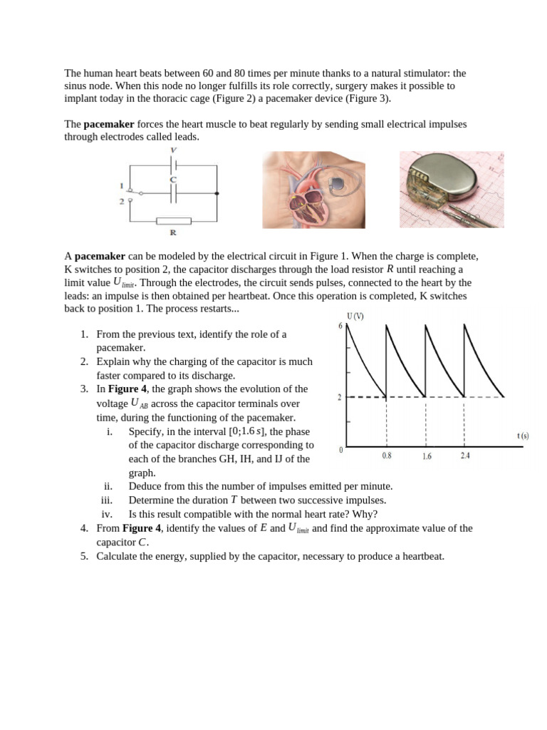 Pacemaker Exercise ElieFarah | PDF