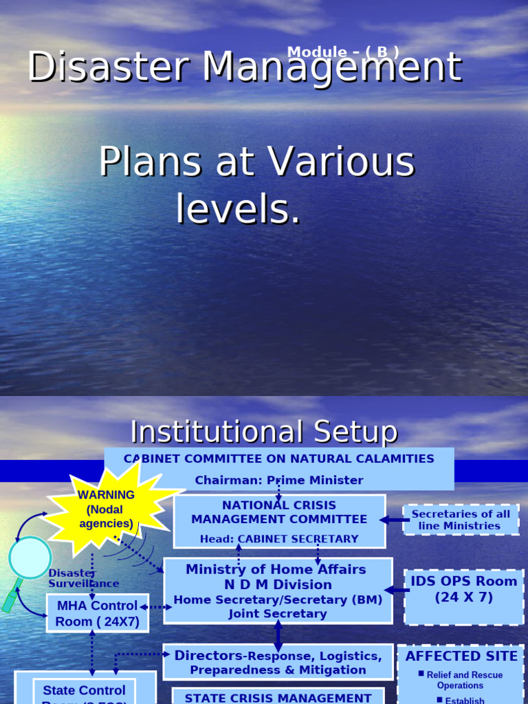 Features of Disaster Management Plan | PDF