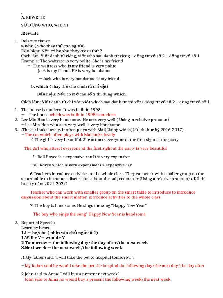 30 Dap An de Cuong Hoc Ky 2 Lop 10 | PDF