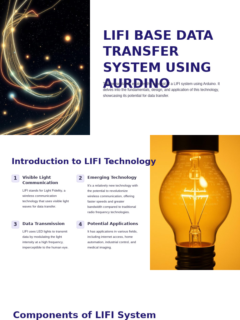 Mini Project Lifi | PDF