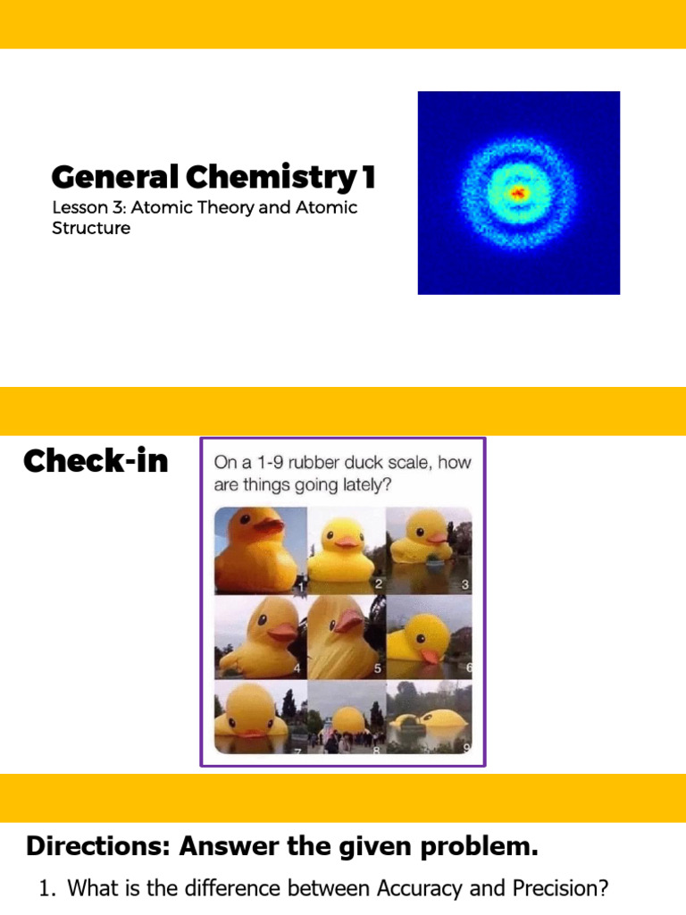 Lesson 3 - Atomic Theory and Atomic Structure | PDF