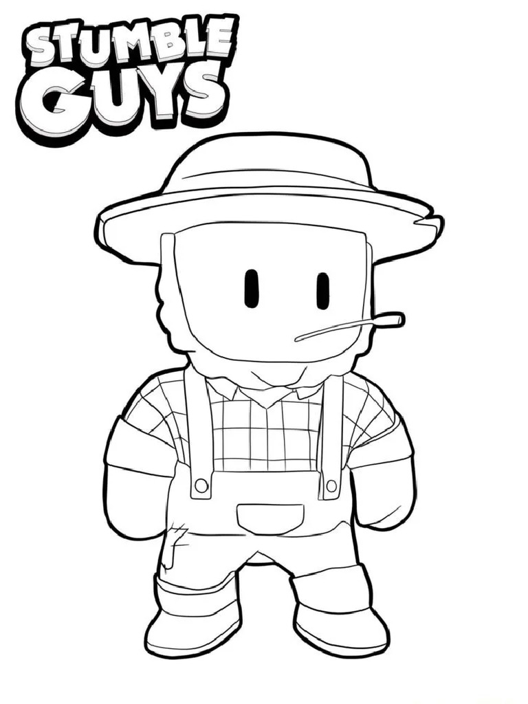 Stumble Guys Coloring Pages 9 | PDF