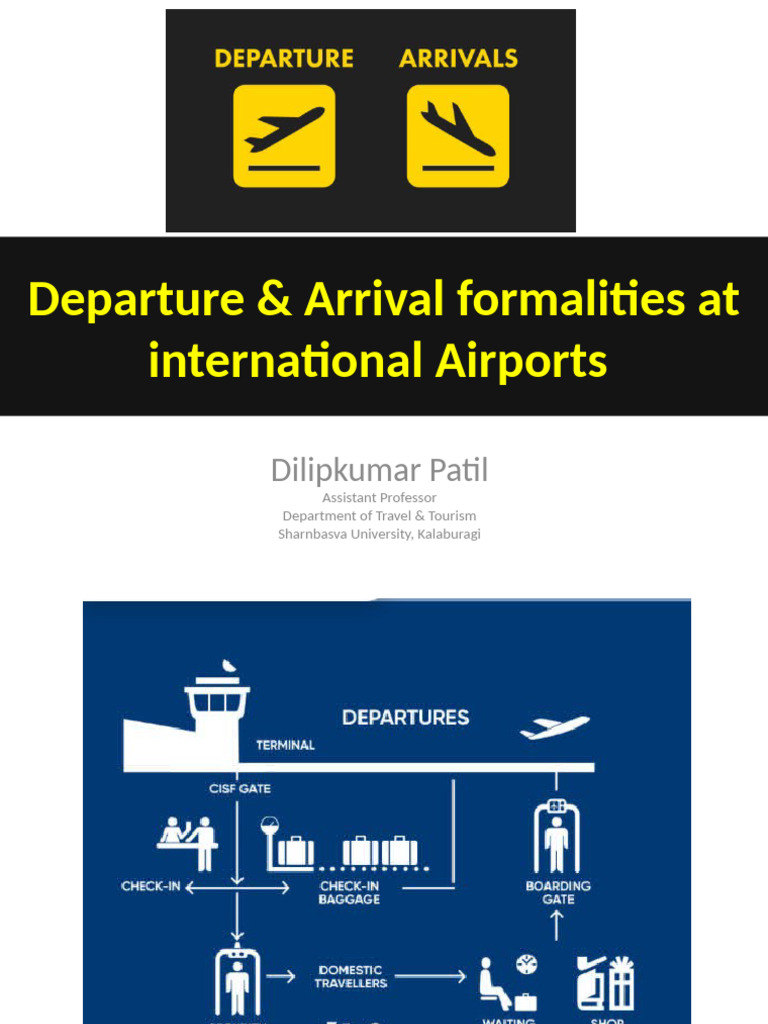 Departure Formalities & Arrival formalities at international airport | PDF
