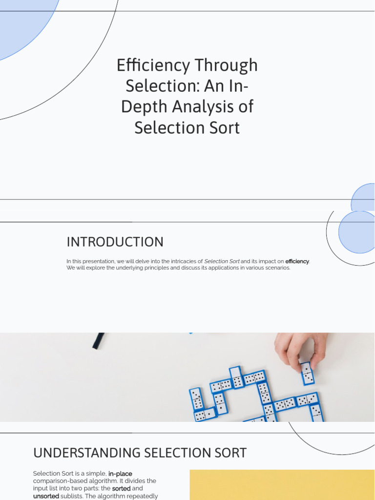 Slidesgo Efficiency Through Selection An in Depth Analysis of Selection ... Slidesgo Efficiency Through Selection An in Depth Analysis of Selection ...
