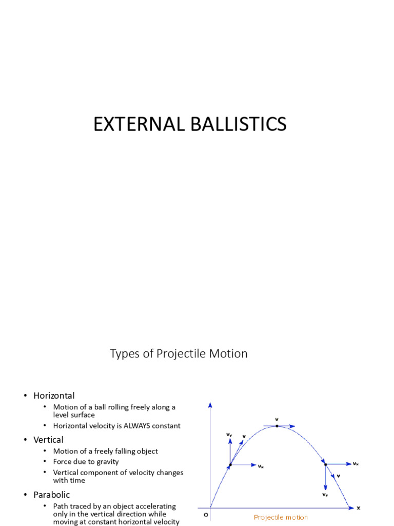 external ballistics | PDF