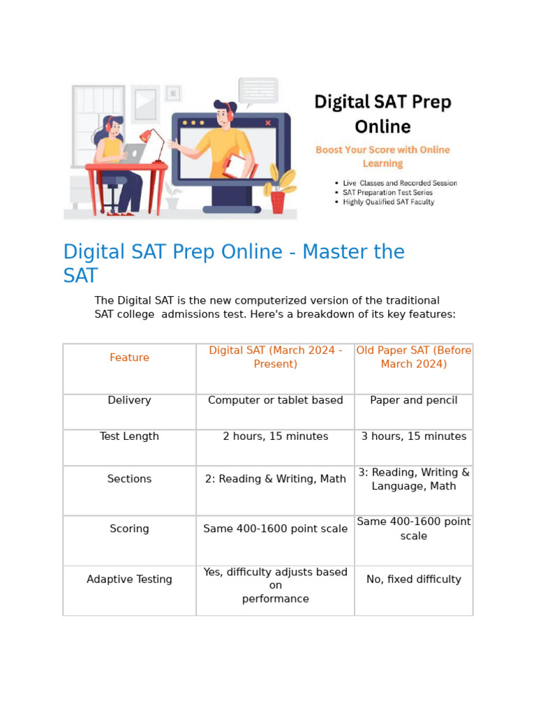 Digital SAT Prep Online - Master The SAT | PDF | Sat | Trigonometric ...