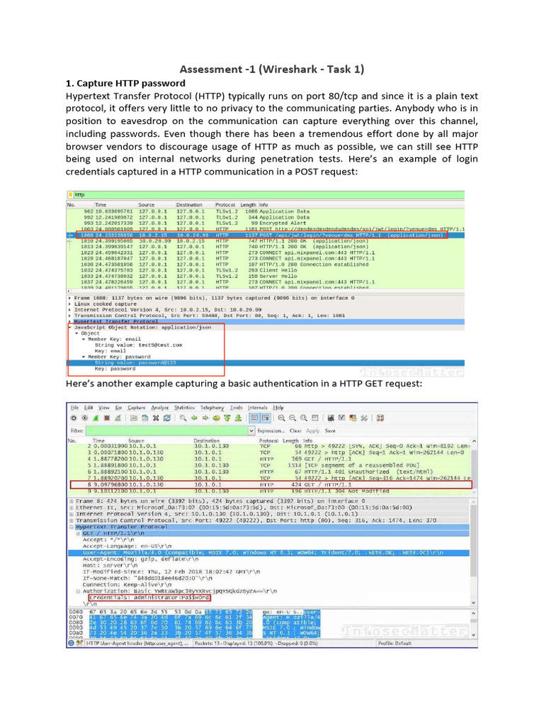 Experiment2 Wireshark Part1 | PDF