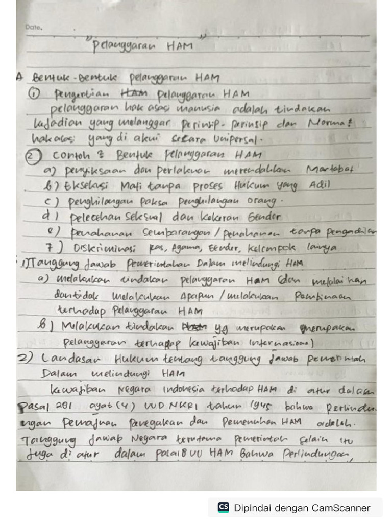 Wawat Susilawati - Pelanggaran HAM | PDF