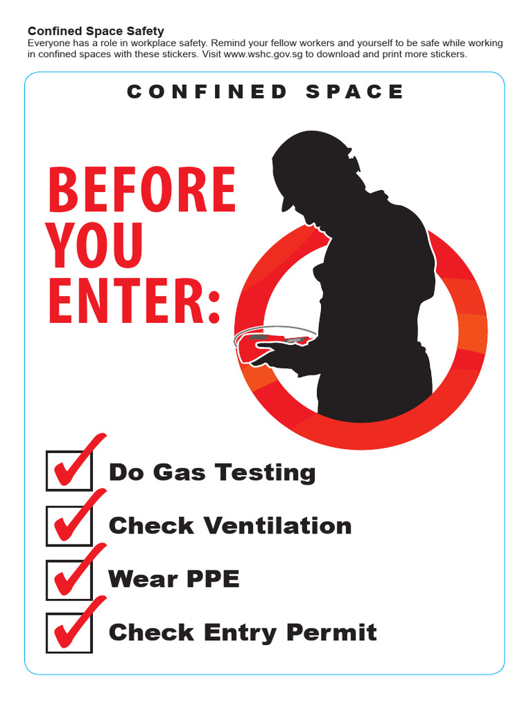 Before You Enter Confined Space | PDF