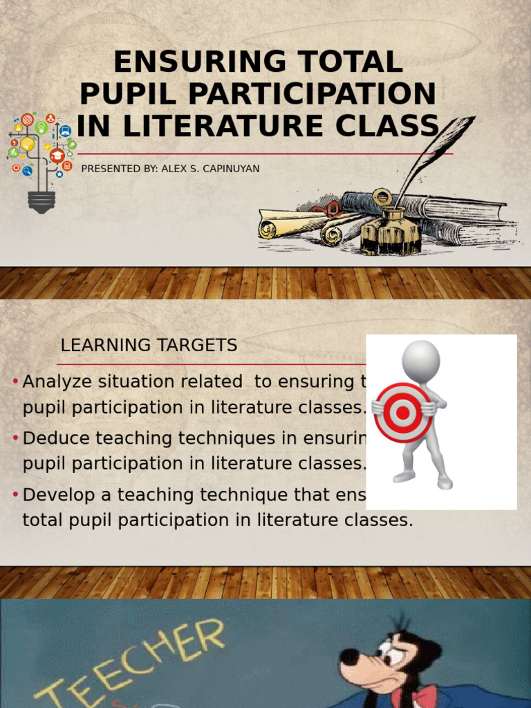 Ensuring Total Pupil Participation | PDF | Thought | Career & Growth