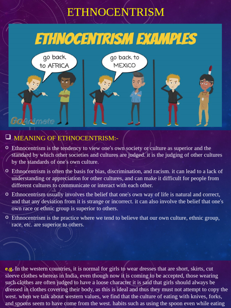 Ethnocentrism | PDF