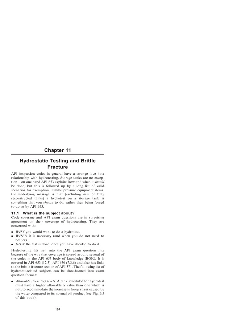 Hydro Test | PDF