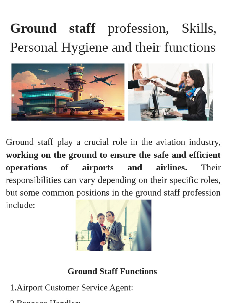 Ground Staff | PDF