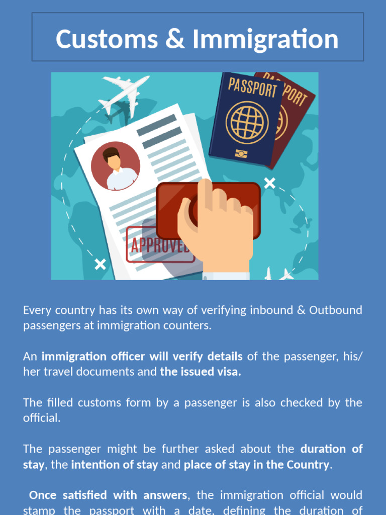 CUSTOMS & IMMIGRATION | PDF