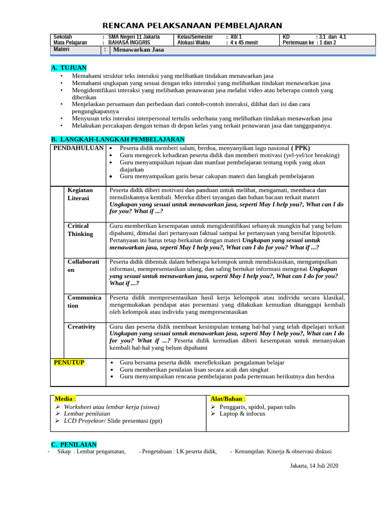 RPP Xii Offering Services | PDF